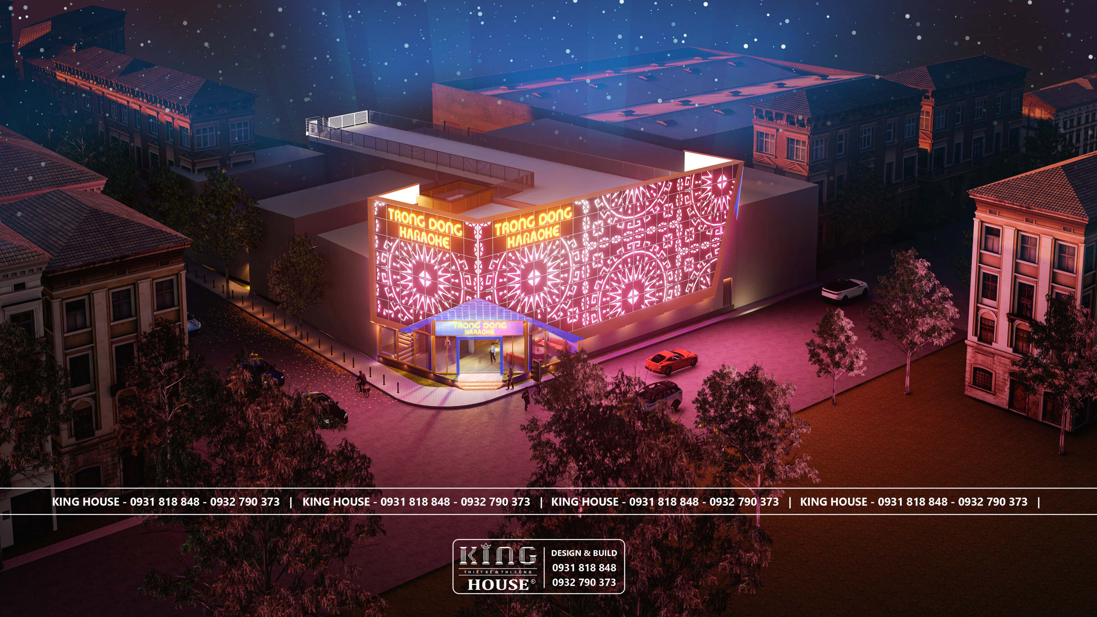 Thiết Kế Quán Karaoke Siêu Sang Tại Phú Mỹ - Bà Rịa